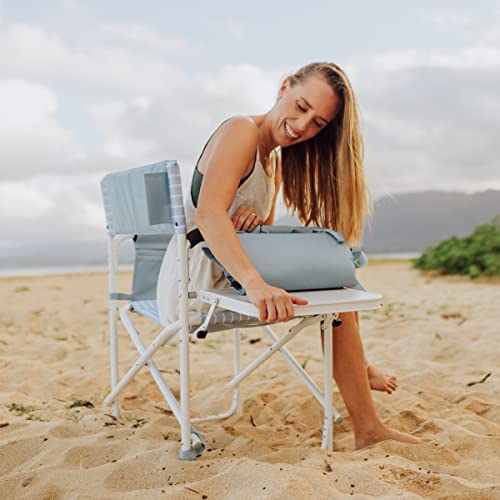 ONIVA - Outdoor Directors Chair with Side Table - Beach Chair for Adults - Camping Chair with Table