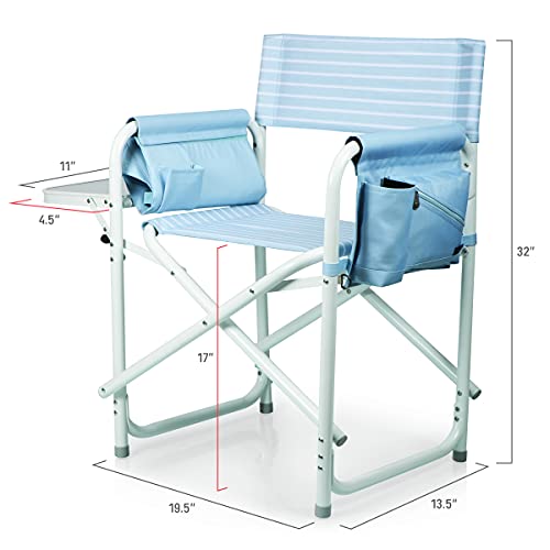 ONIVA - Outdoor Directors Chair with Side Table - Beach Chair for Adults - Camping Chair with Table