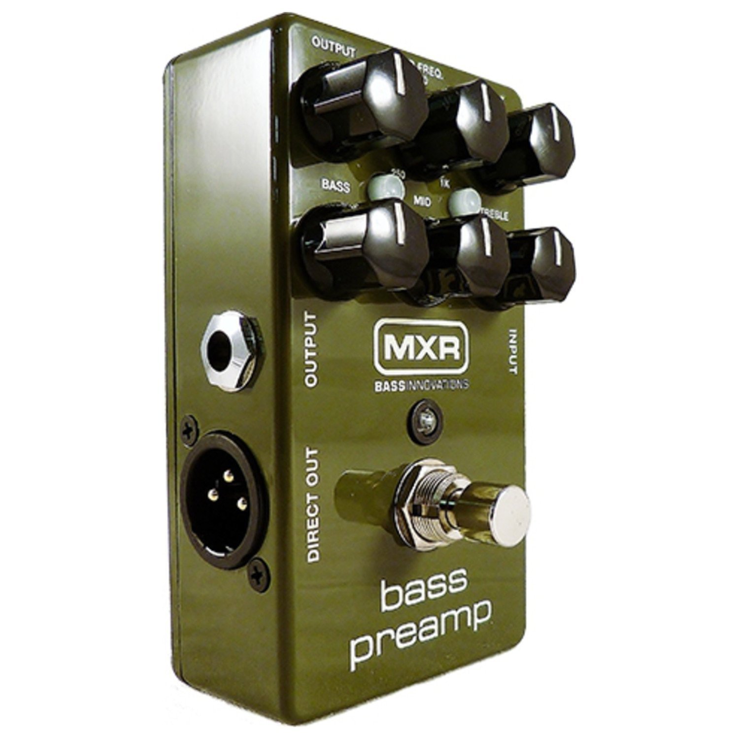 MXR M81 Bass Preamp Pedal Bundle with 9V Power Supply, 2 Patch Cables and 6 Dunlop Picks