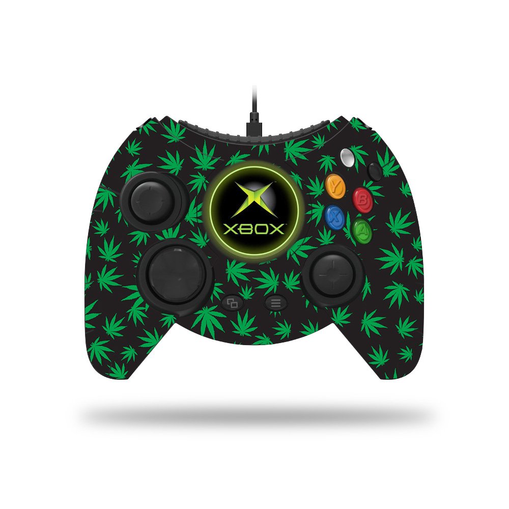 MightySkins Skin Compatible with Microsoft Xbox One Hyperkin Duke Controller - Marijuana | Protective, Durable, and Unique Vinyl wrap Cover | Easy to Apply, Remove | Made in The USA