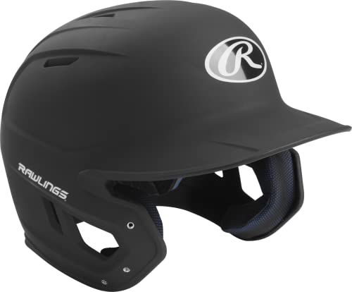 Rawlings | MACH Batting Helmet | Matte Black | Senior 6 7/8" - 7 5/8"