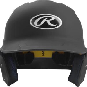 Rawlings | MACH Batting Helmet | Matte Black | Senior 6 7/8" - 7 5/8"