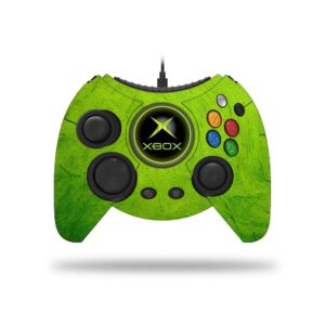 mightyskins skin compatible with microsoft xbox one hyperkin duke controller - green cement | protective, durable, and unique vinyl wrap cover | easy to apply, remove | made in the usa