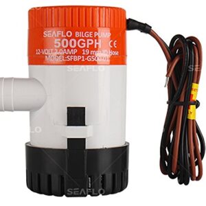 SEAFLO Electric Marine Bilge Pumps (500 GPH)