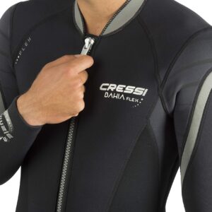 Cressi Bahia Flex 2.5mm Man, Black/Silver, L