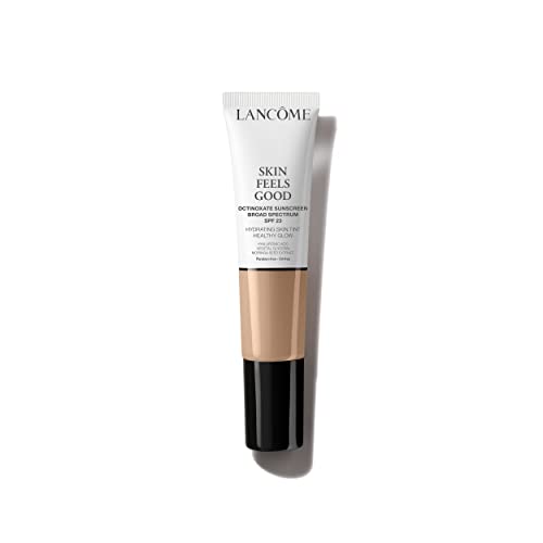 Lancôme Skin Feels Good Hydrating Tinted Moisturizer with SPF 23 - Oil-Free & Lightweight Foundation - Sheer Coverage with Healthy Glow Finish - 04N Golden Sand