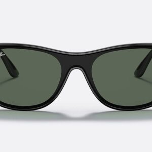 Ray-Ban RB4440N BLAZE CLUBMASTER 601/71 41M Black/Green, Black/Green, Size 41 mm