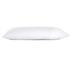 I AM A Huggable Body Pillow (54" x 20") - Hypoallergenic/Firm Support/Full Body Support/100% Cotton/White, (96563)