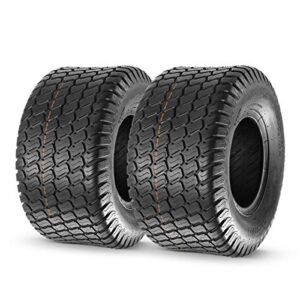 maxauto 18x9.50-8 lawn mower tires,18x9.50-8 lawn tractor tire, 18-9.50-8, 18x9.50 8nhs, 18x9.5-8 tire for lawn mowers, 4 ply tubeless tire, 1040lbs capacity, set of 2