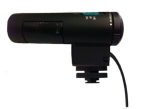 stereo shotgun microphone with windscreen for nikon coolpix p1000