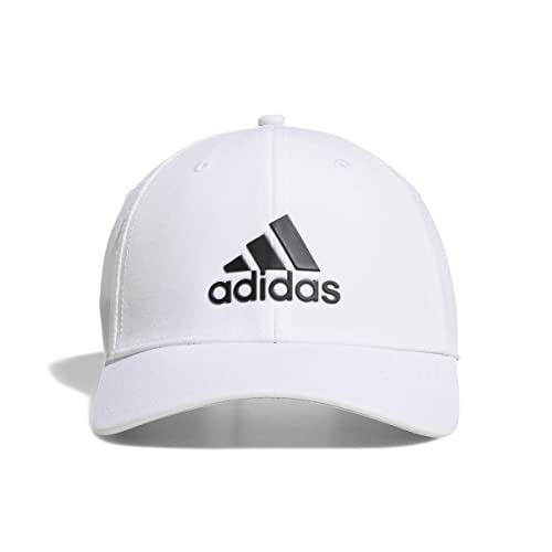 adidas Golf A-Stretch Heather Tour Hat, White, One Size