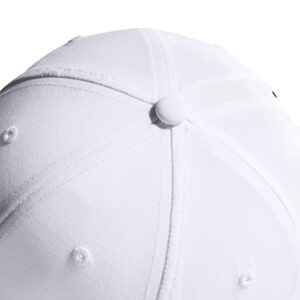 adidas Golf A-Stretch Heather Tour Hat, White, One Size