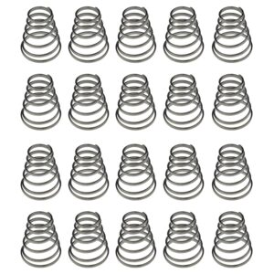 kasteco 20 pack stainless steel universal quick release bike wheel skewer springs