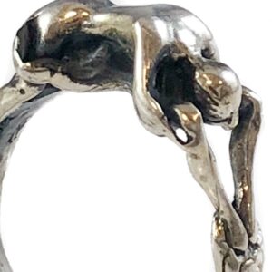 SILVERLAND1 Kama Sutra Sex Position 69 Solid Sterling Silver 925 Ring (7.5)