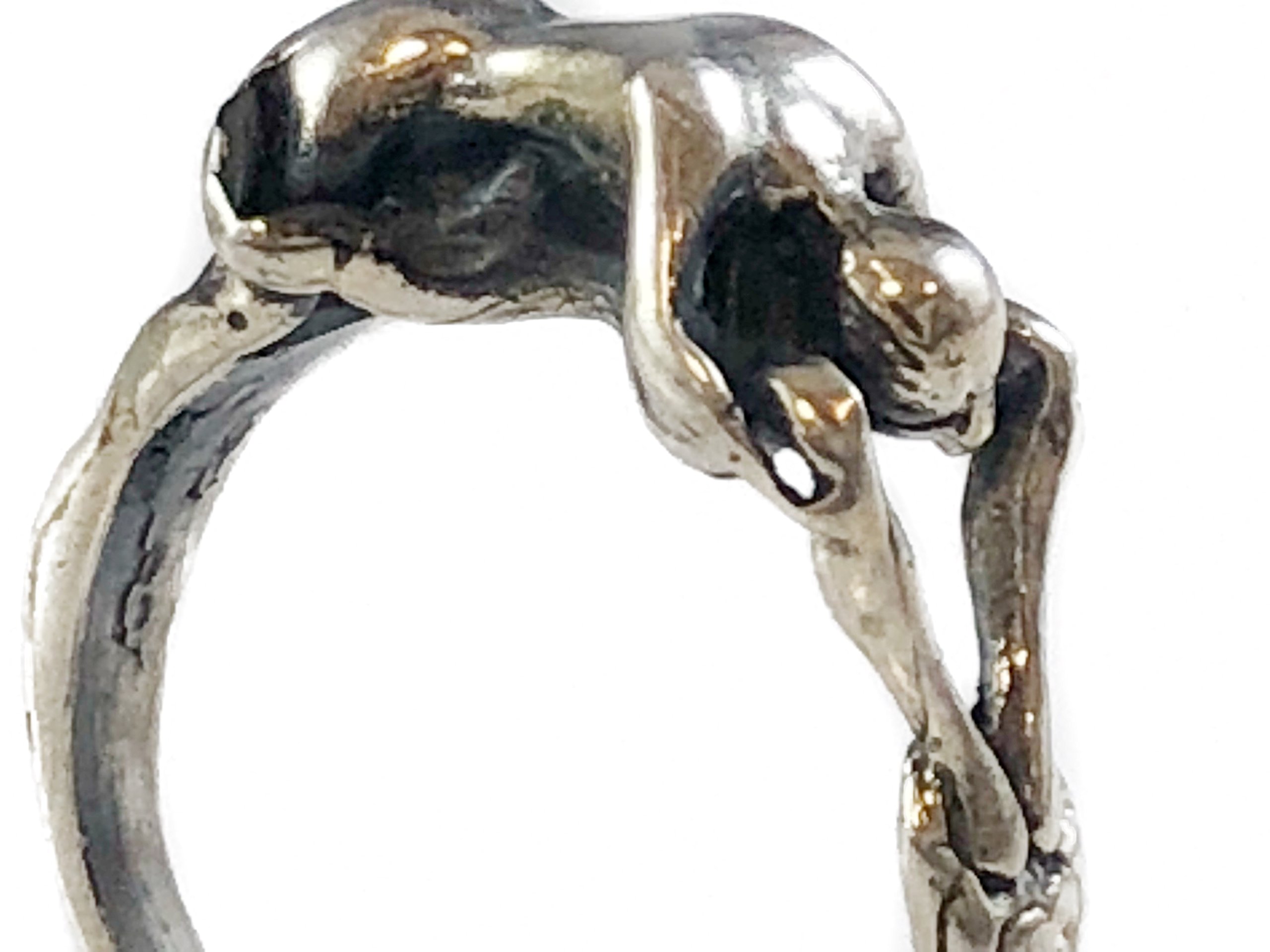 SILVERLAND1 Kama Sutra Sex Position 69 Solid Sterling Silver 925 Ring (7.5)