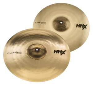 sabian hhx evolution pack 17" and 19" crashes (15004xeb),gold,black