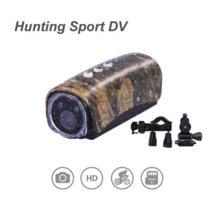 OhO 32GB Gun Camera,1080P HD Hunting Camcorder Recording up to 3 Hours,Action Camera IP66 Waterproof and Torch Feature