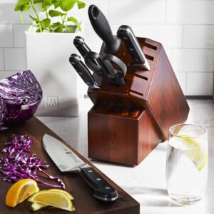 ZWILLING J.A. Henckels 7-pc ZWILLING Pro Knife Block Set, Black/Stainless Steel