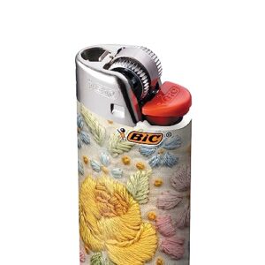 BIC Maxi Pocket Lighter, Special Edition Bohemian Collection, Assorted Unique Lighter Designs, 50 Count Tray of Lighters