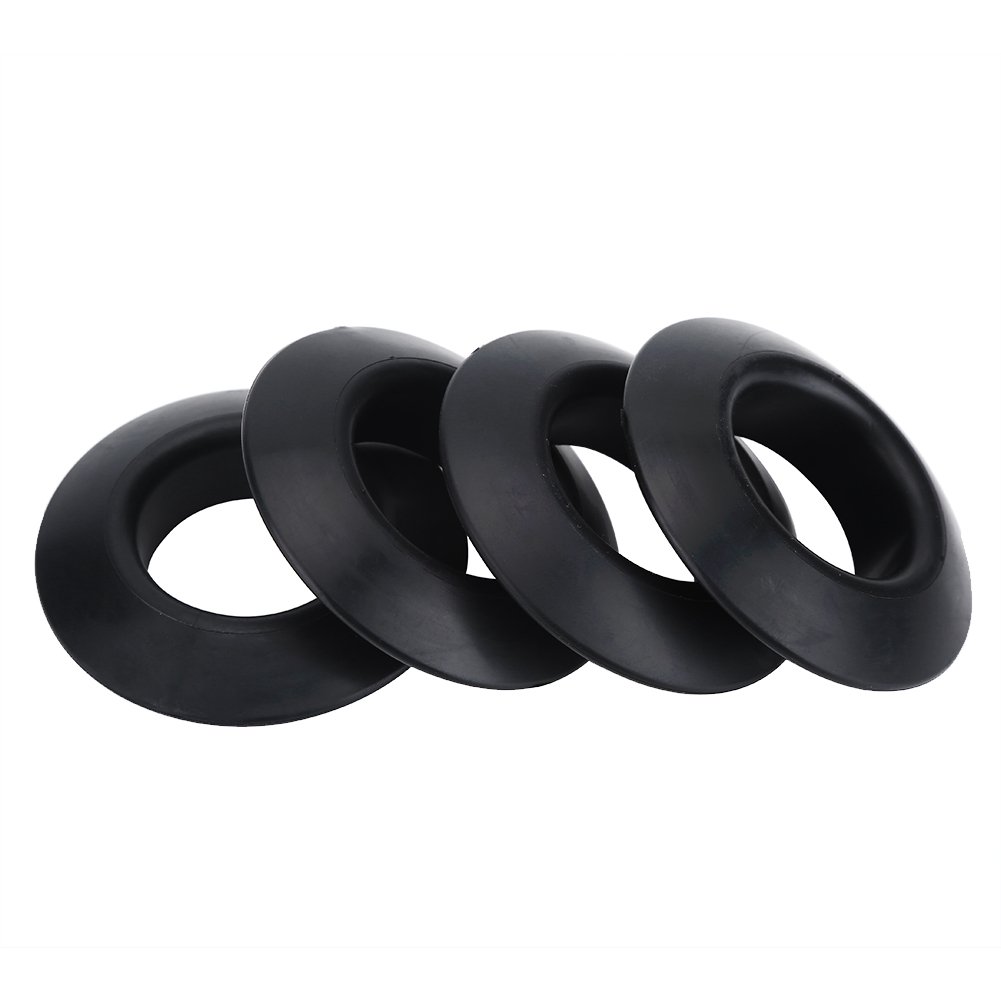 Dilwe 4Pcs Kayak Paddle Drip Ring, Practical Rubber Drip Rings for Kayak Canoe Rafting Paddles Shaft