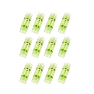 zshjgjr archery bow sight bubble level transparent column bubble level mounting string level for archery replacement accessories 12/24 pcs (12)