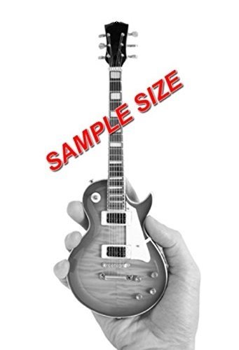 Mini Guitar For ZEPPELIN JIMMY PAGE Sunburst Display GIFT