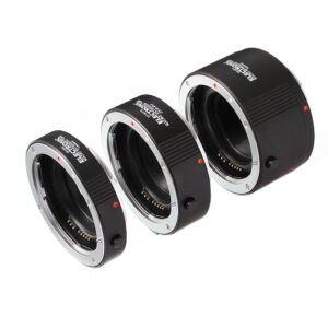 fotga macro af auto focus automatic extension tube ring 13mm + 20mm + 36mm set for kenko canon ef ef-s lens