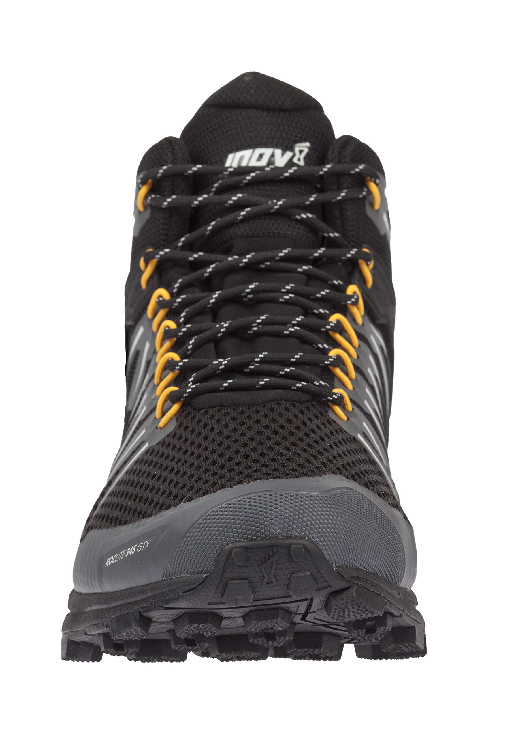 Inov-8 Mens Roclite 345 GTX - Lightweight Waterproof Hiking Boots - Black/Yellow - 8