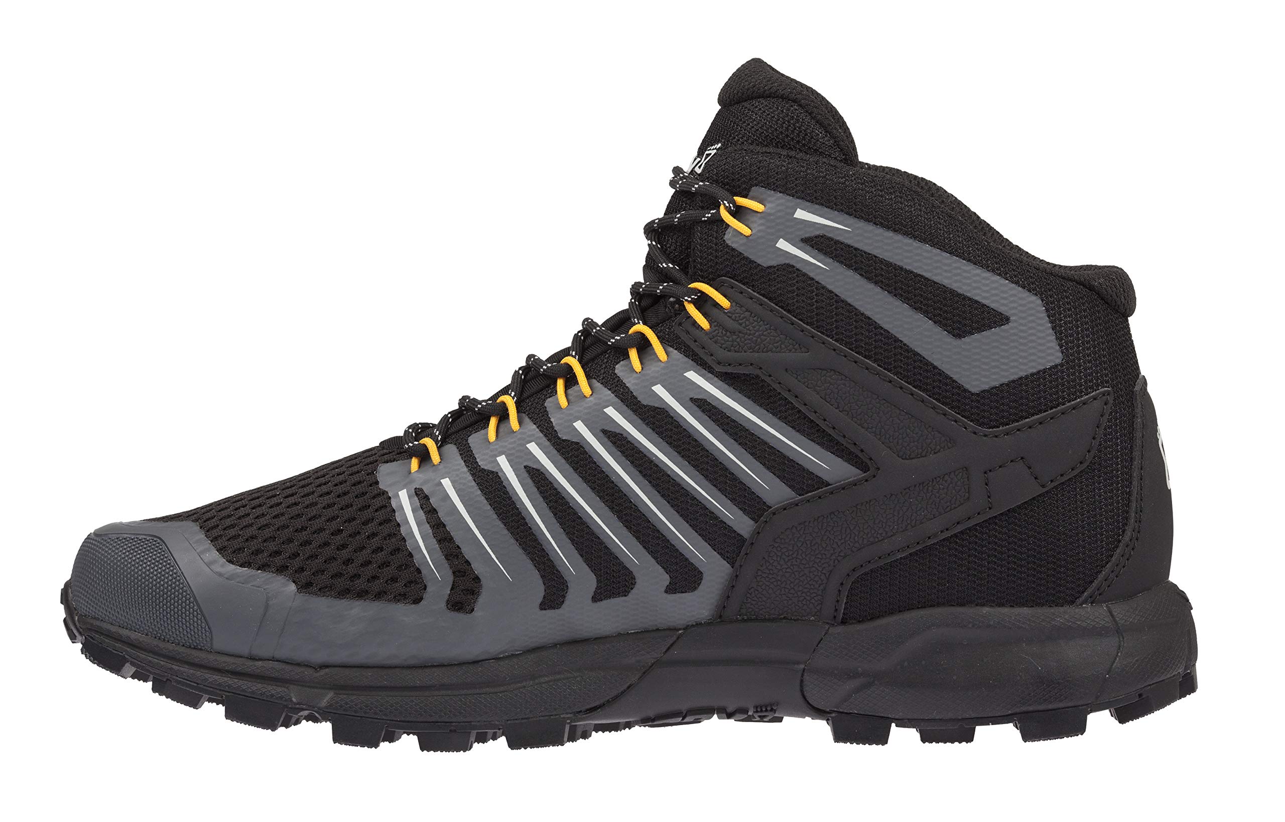 Inov-8 Mens Roclite 345 GTX - Lightweight Waterproof Hiking Boots - Black/Yellow - 8