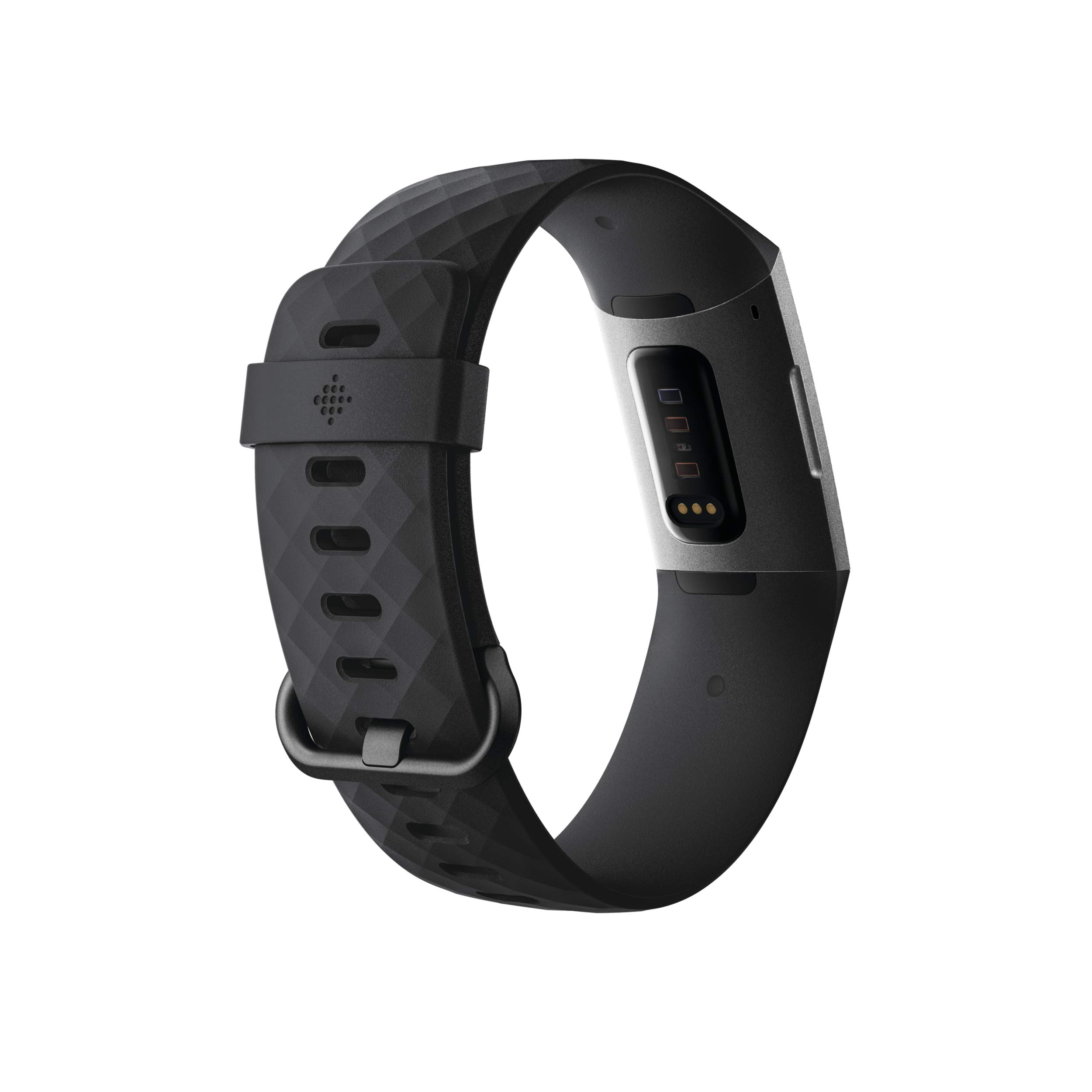 Fitbit Charge 3 Fitness Activity Tracker, Graphite/Black, One Size (S and L Bands Included)