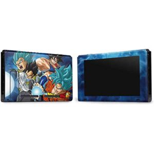 Skinit Decal Gaming Skin Compatible with Nintendo Switch Bundle - Officially Licensed Dragon Ball Super Goku Vegeta Super Ball Design