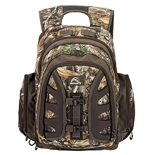 Insights Hunting by frogg toggs- The Element, Heavy Duty 1,831 Cubic Inch Outdoor Hiking Fishing Camping Hunting Backpack with Rain Fly, Realtree EDGE