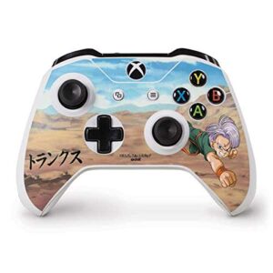 skinit decal gaming skin compatible with xbox one s controller - officially licensed dragon ball z trunks power punch design