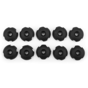 deck line, 10pcs nylon large clover deck line slotted round out fitting for kayak canoe diy