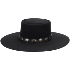 charlie 1 horse women's high desert wool felt western hat black medium