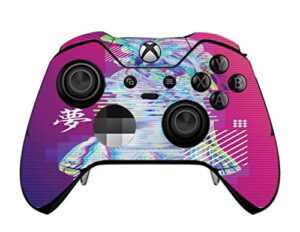 distorted bust vaporwave design vinyl decal sticker skin by egeek amz for xbox one elite controller