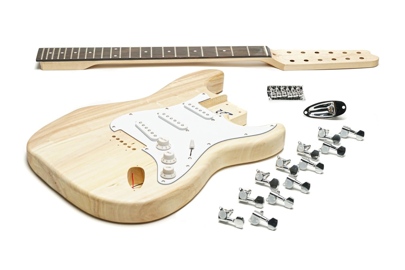 Solo ST Style DIY Guitar Kit, 12 String, Maple Neck