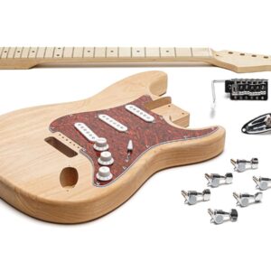 Solo ST Style DIY Guitar Kit, Alder Body, Maple FB