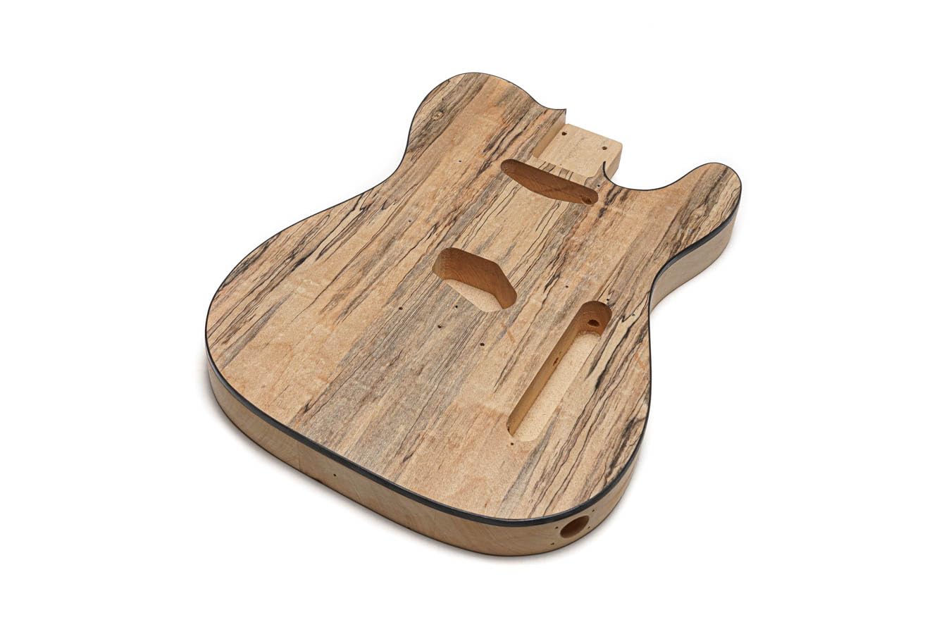 Solo TCK-1SM DIY Electric Guitar Kit With Spalted Maple Top