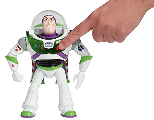 Disney Pixar Toy Story 4 Blast-Off Buzz Lightyear Figure, 7 in / 17.78 cm-Tall, with Lights, Phrases, Sounds and Pop-Out Wings, Gift for Kids 3 Years and Older [Amazon Exclusive]