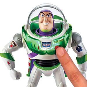 Disney Pixar Toy Story 4 Blast-Off Buzz Lightyear Figure, 7 in / 17.78 cm-Tall, with Lights, Phrases, Sounds and Pop-Out Wings, Gift for Kids 3 Years and Older [Amazon Exclusive]