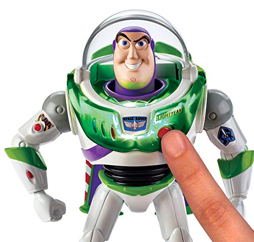 Disney Pixar Toy Story 4 Blast-Off Buzz Lightyear Figure, 7 in / 17.78 cm-Tall, with Lights, Phrases, Sounds and Pop-Out Wings, Gift for Kids 3 Years and Older [Amazon Exclusive]