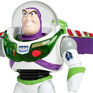 Disney Pixar Toy Story 4 Blast-Off Buzz Lightyear Figure, 7 in / 17.78 cm-Tall, with Lights, Phrases, Sounds and Pop-Out Wings, Gift for Kids 3 Years and Older [Amazon Exclusive]