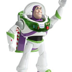 Disney Pixar Toy Story 4 Blast-Off Buzz Lightyear Figure, 7 in / 17.78 cm-Tall, with Lights, Phrases, Sounds and Pop-Out Wings, Gift for Kids 3 Years and Older [Amazon Exclusive]