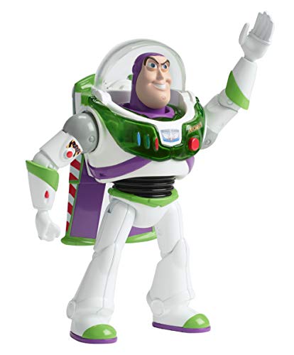 Disney Pixar Toy Story 4 Blast-Off Buzz Lightyear Figure, 7 in / 17.78 cm-Tall, with Lights, Phrases, Sounds and Pop-Out Wings, Gift for Kids 3 Years and Older [Amazon Exclusive]