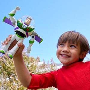 Disney Pixar Toy Story 4 Blast-Off Buzz Lightyear Figure, 7 in / 17.78 cm-Tall, with Lights, Phrases, Sounds and Pop-Out Wings, Gift for Kids 3 Years and Older [Amazon Exclusive]