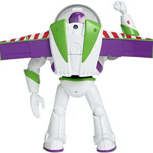 Disney Pixar Toy Story 4 Blast-Off Buzz Lightyear Figure, 7 in / 17.78 cm-Tall, with Lights, Phrases, Sounds and Pop-Out Wings, Gift for Kids 3 Years and Older [Amazon Exclusive]