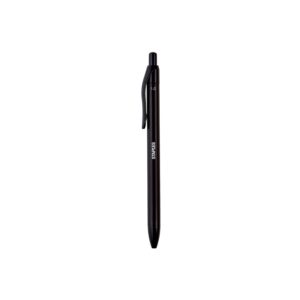 staples 2072156 aura retractable ballpoint pens medium point black ink dozen(29091)