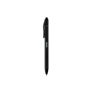 STAPLES 2072156 Aura Retractable Ballpoint Pens Medium Point Black Ink Dozen(29091)