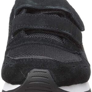 PUMA Unisex-Baby Vista V Sneaker, Black-White, 4 M US Toddler